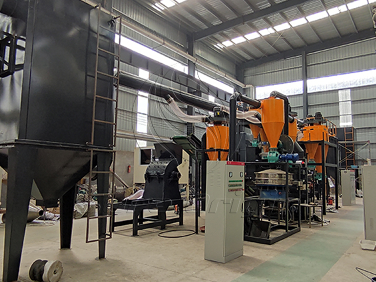 Fuyang에 설치된 리튬 배터리 재활용 공장의 500kg/hr 양극 및 음극 - Nanjing Sure Origin ...